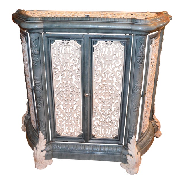 Antique French Victorian Style Radiator Cover | Chairish