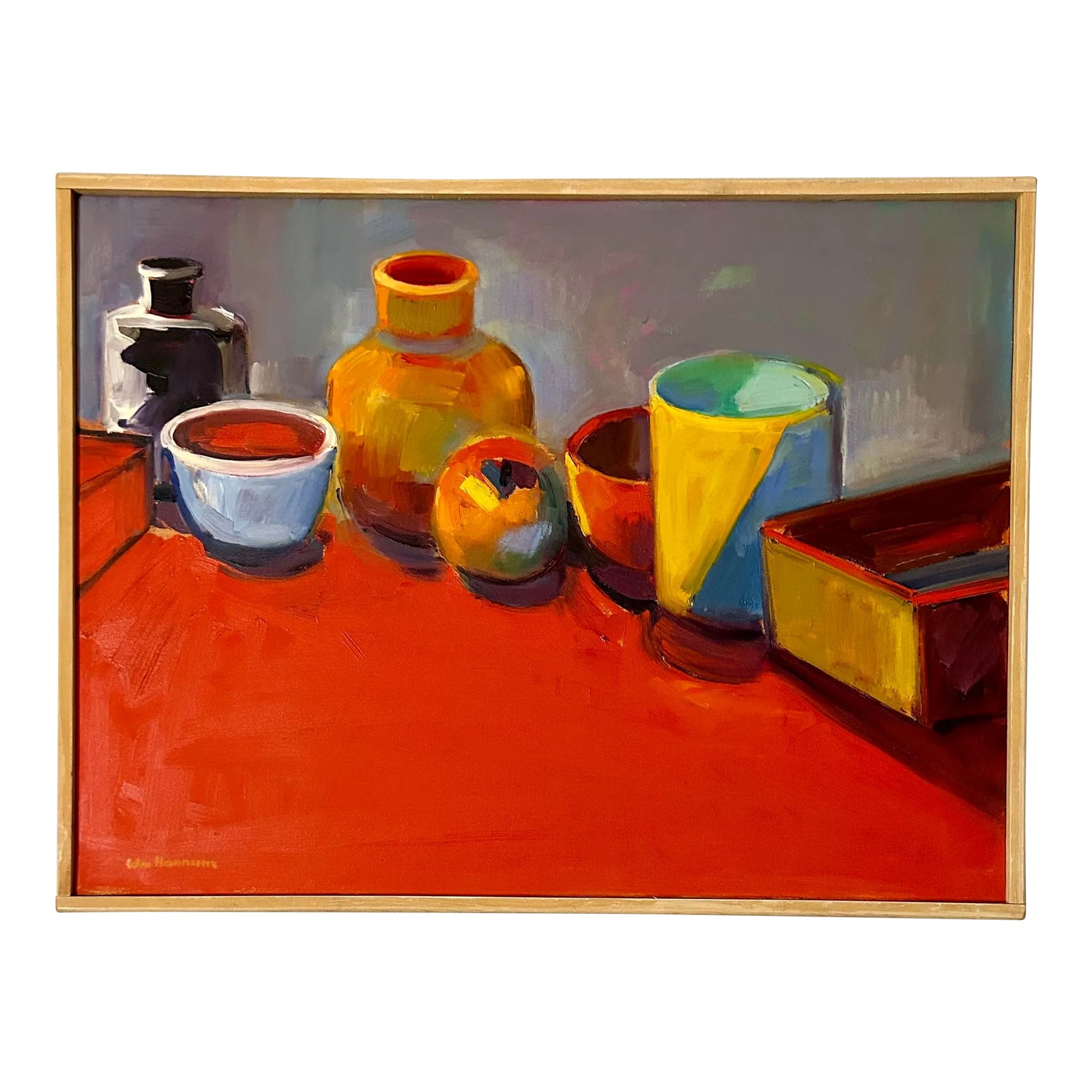 1990's William Hannum Still Life Painting | Chairish