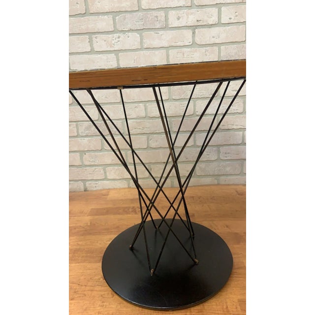 1970s Vintage Mid Century Modern Isamu Noguchi Style Cyclone Side Table ...