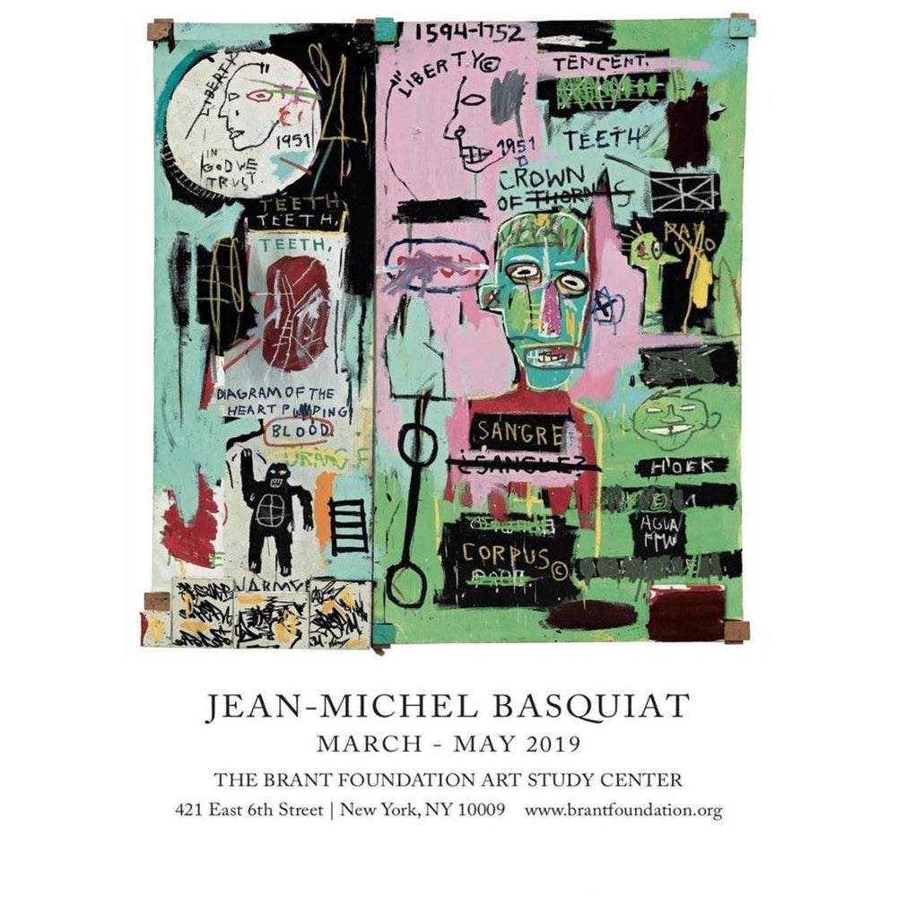 Jean-Michel Basquiat - Brant Foundation Poster, 2019 | Chairish