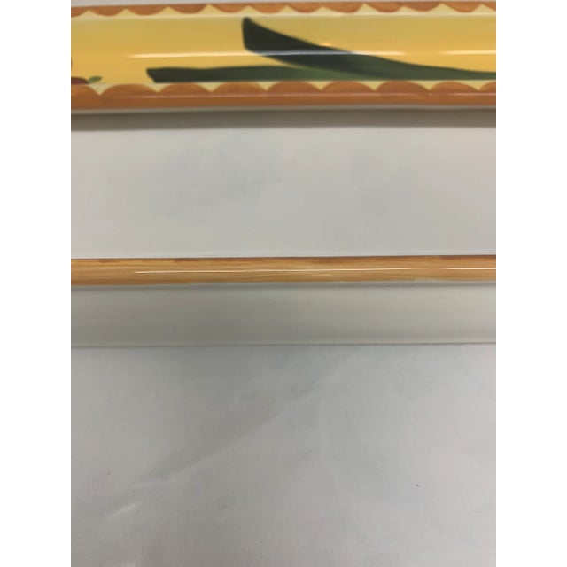 2004 Debbie Segura Tapas Serving Trays - a Pair | Chairish