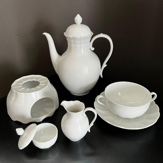 Kaiser "Romantica" All-White, Vintage Coffee Pot With Accessories Set ...