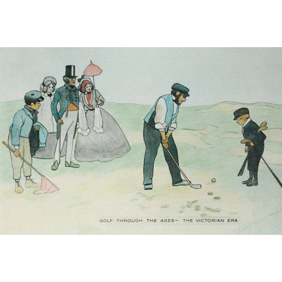 "Golf Through The Ages- The Victorian Era" | Chairish