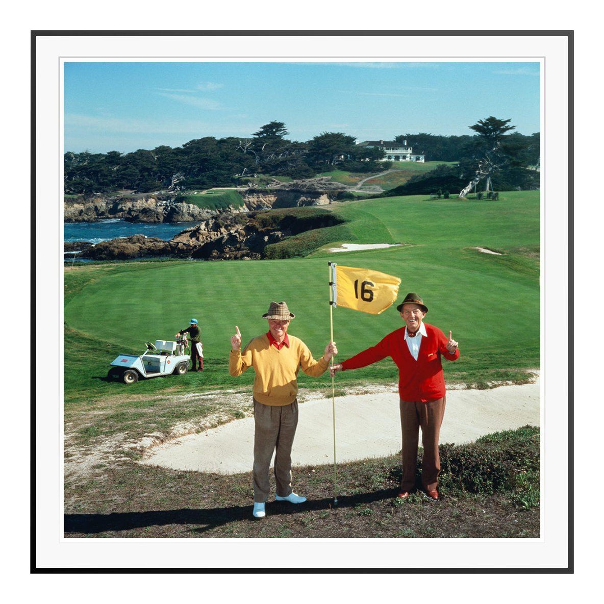 Golfing Pals 1977 by Slim Aarons Framed C-Print | Chairish