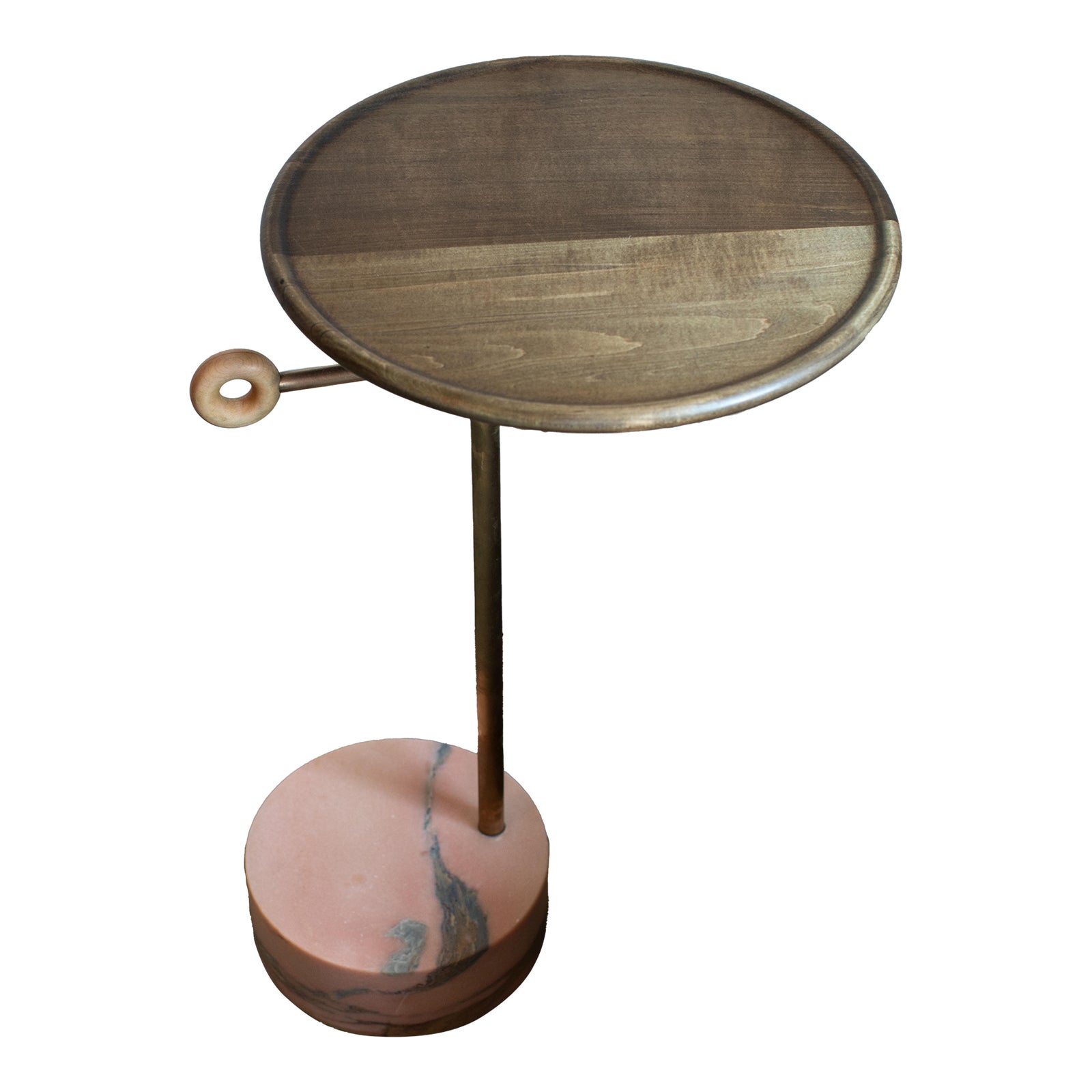 Bddw Pink Lug Side Table | Chairish