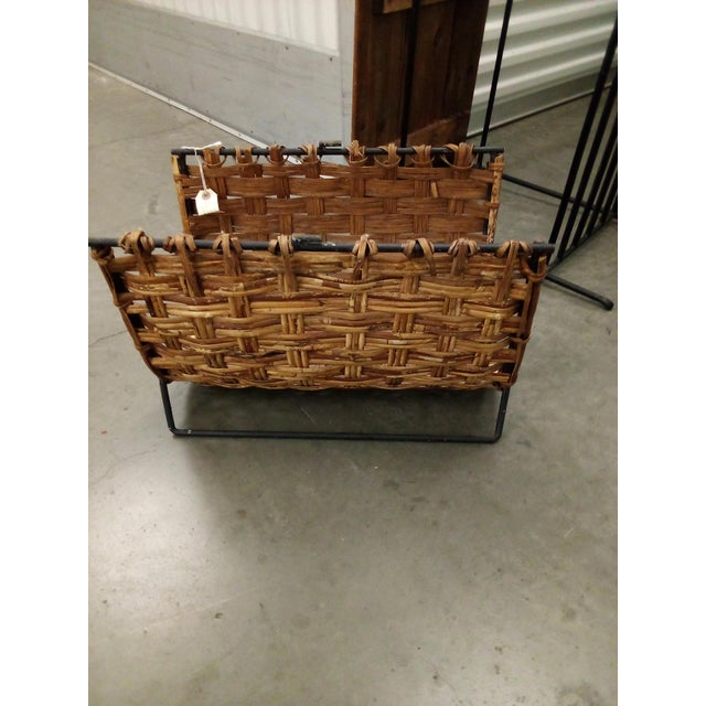 1970s-90s Wicker Log Holder | Chairish