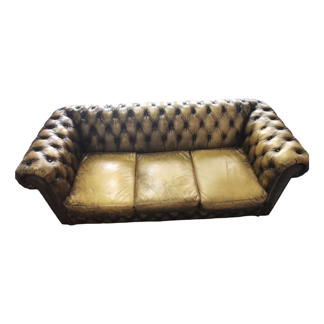 Vintage Chesterfield Sofa, 1940s | Chairish