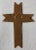 Antique Folk / Tramp Art Match Stick Cross | Chairish