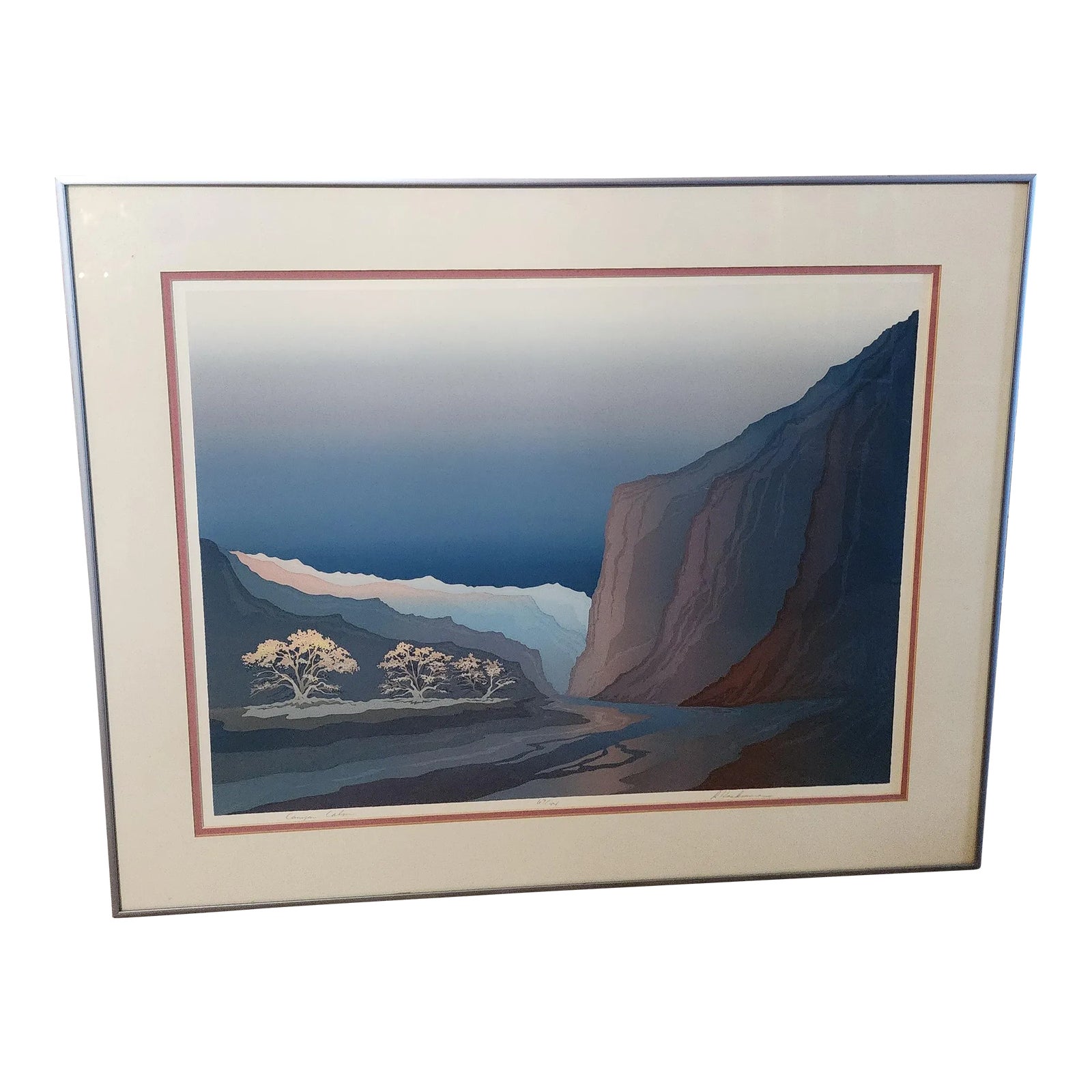 Ron Hoeksema Serigraph "Canyon Calm" | Chairish