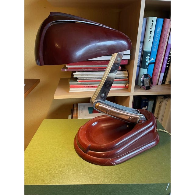 French Jumo Table Lamp by Jumo Brevete, 1930s | Chairish