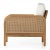 Merit Outdoor Chair, Natural Teak | Chairish