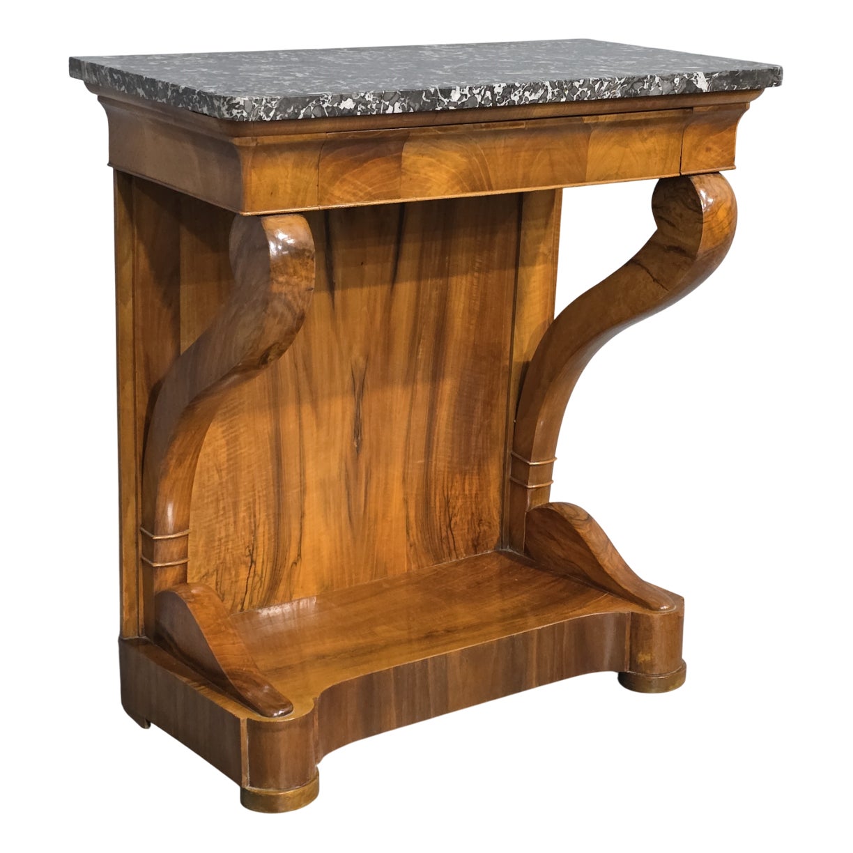 Antique Walnut Console Table, 1880 | Chairish