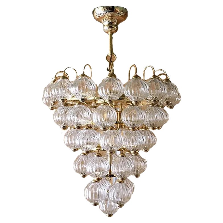 Murano Glass Spheres Ceiling Lamp by Paolo Venini for Venini, 1980s ...
