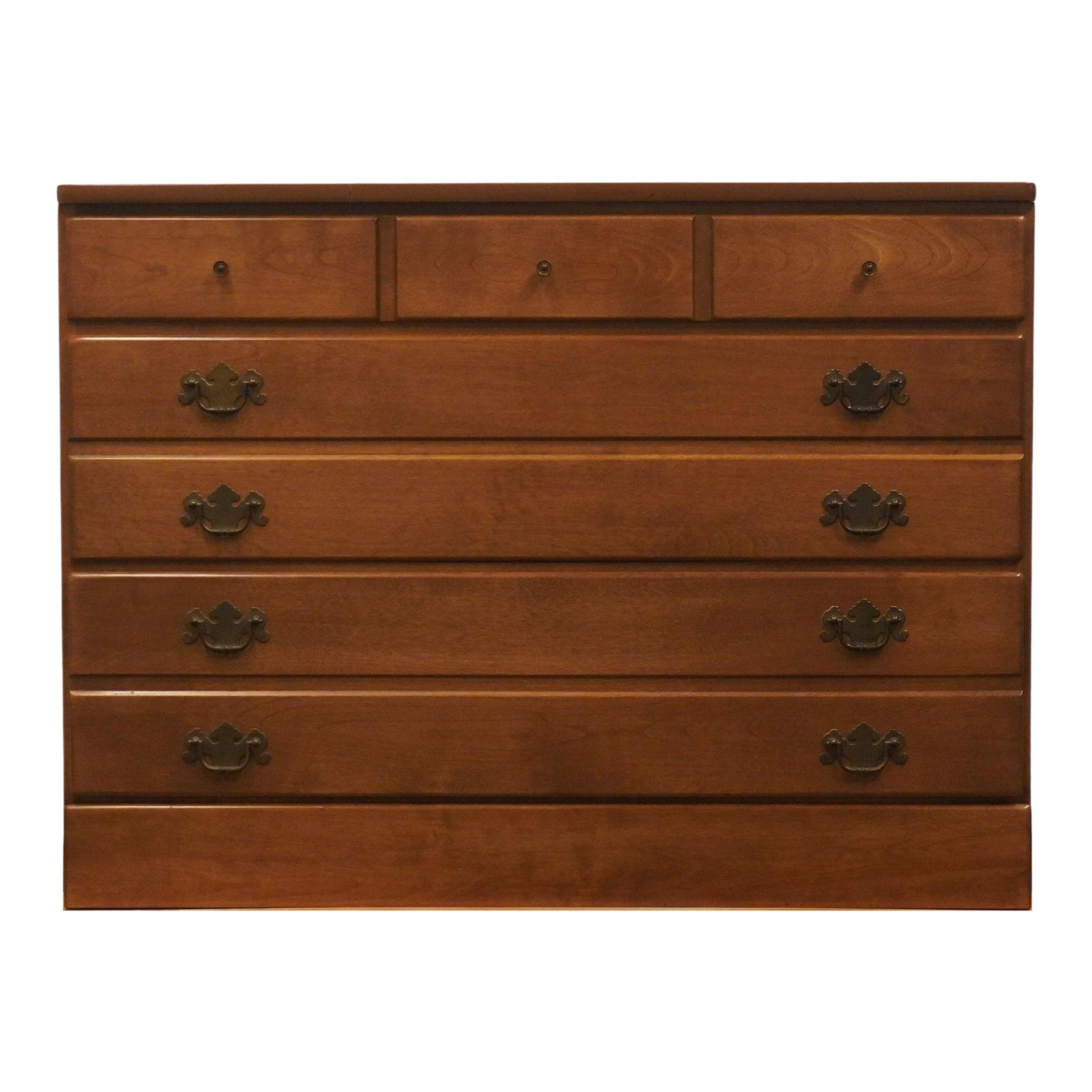 Ethan Allen Heirloom Nutmeg Maple Crp Custom Room Plan 40" Three Drawer ...