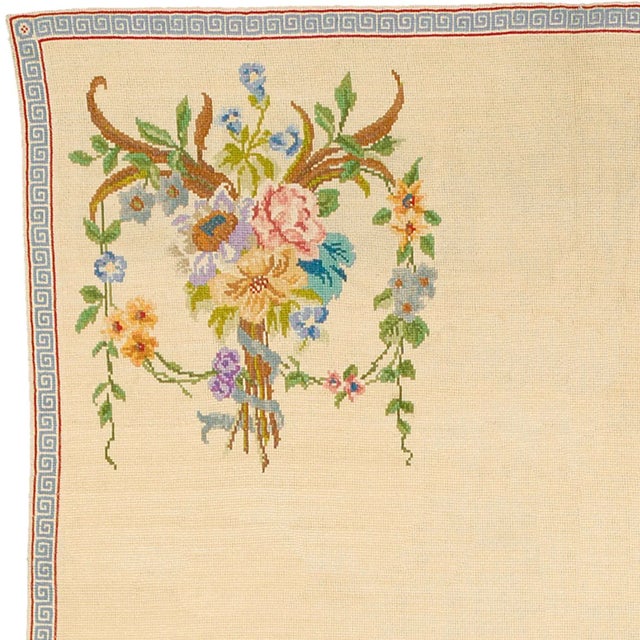 Antique French Needlepoint | Chairish