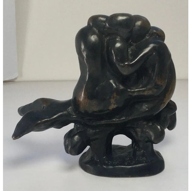 1980 Bronze Sculpture “Triton and Nereid” by Dutch Artist Nic Jonk ...