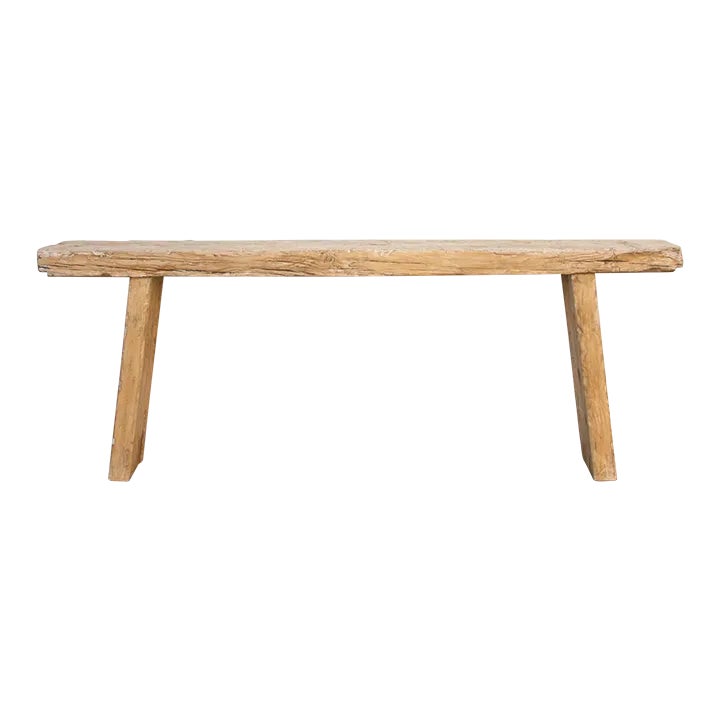 Rustic Long Old Beam Console Table | Chairish