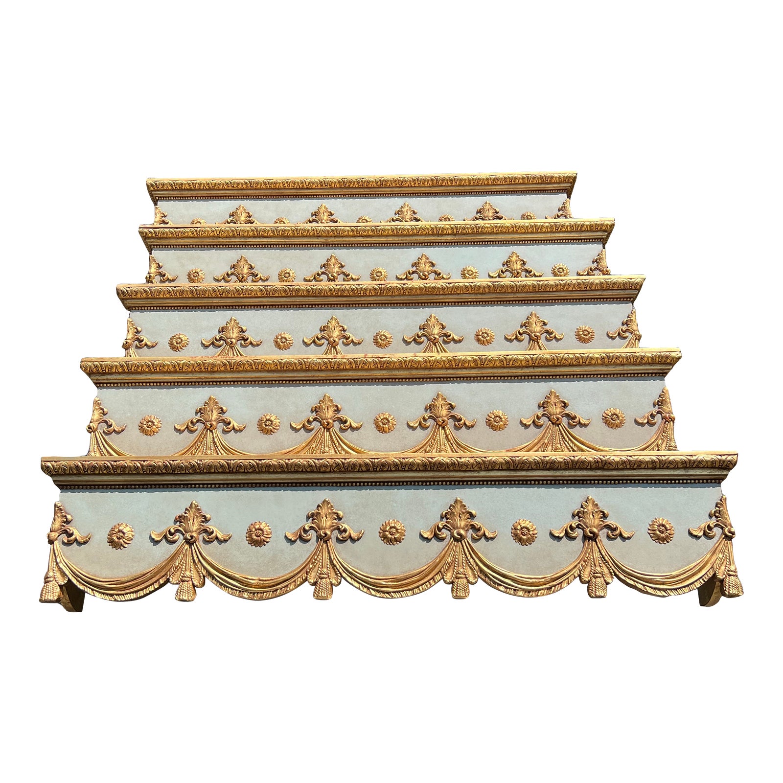 Traditional Cornice for Curtains- Set of 5 | Chairish