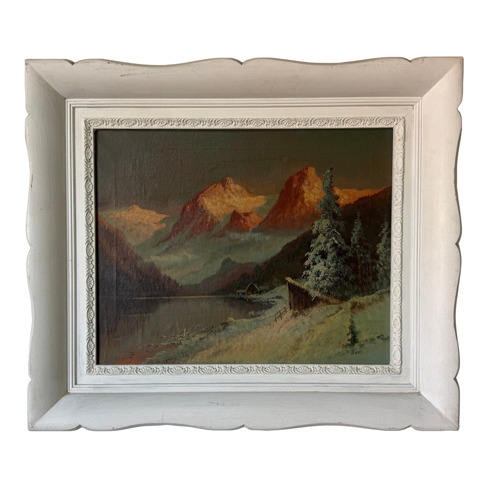 Frank Wallis (American 1897 - 1934) – Impressionist Mountain Landscape ...