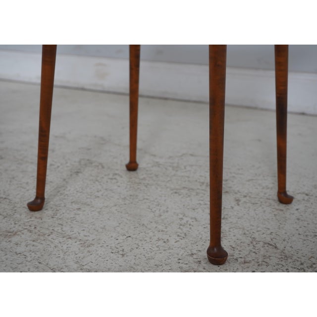 Riverbend Tiger Maple Porringer Occasional Table | Chairish