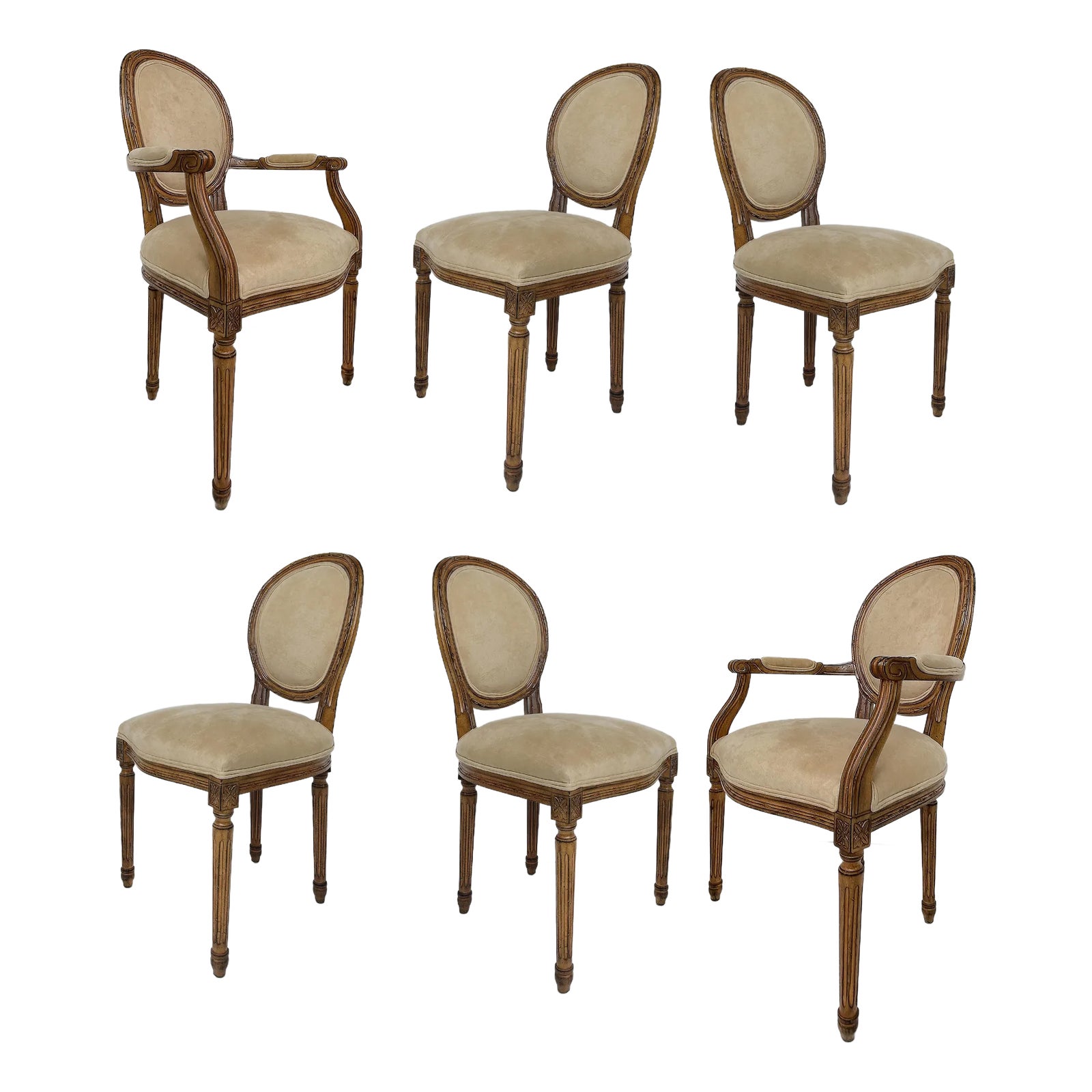 Vintage Meyer Gunther Martini Louis XVI Style Dining Chairs- Set of 6 ...