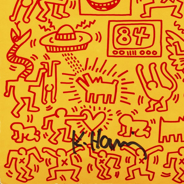 'Art in Transit', Hand Signed by Keith Haring, Subway Drawings, New ...