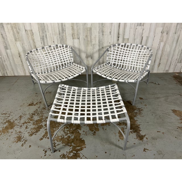 Inouye, Kantan for Brown Jordan Lounge Chairs and Ottoman | Chairish