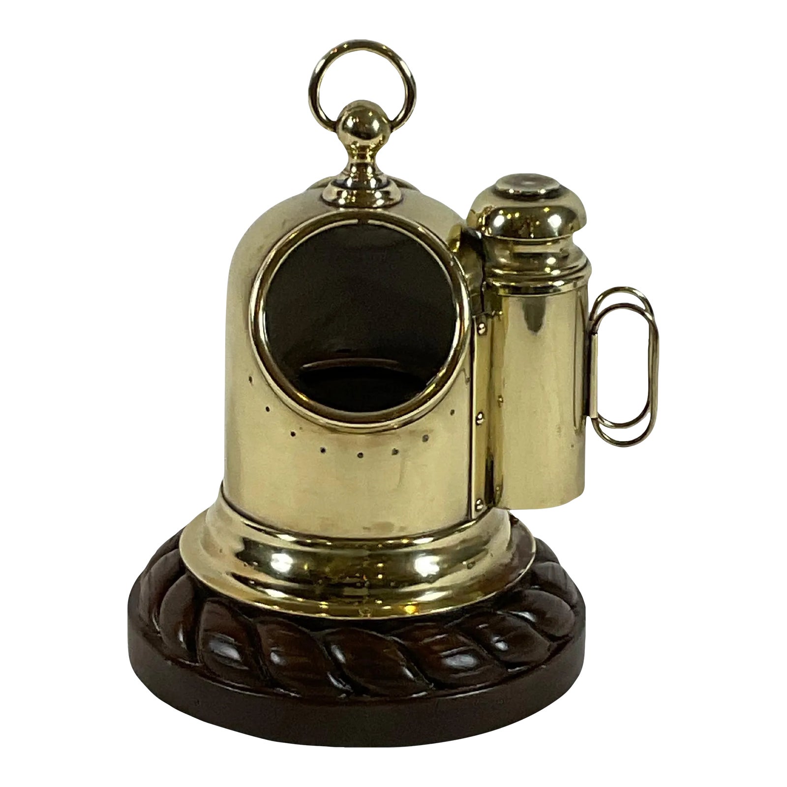 Brass Yacht Binnacle From the 19th Century | Chairish