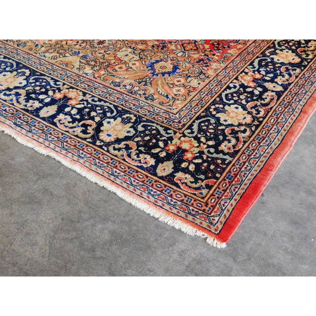 Vintage Hand Made Persian Palatial Rug | Chairish