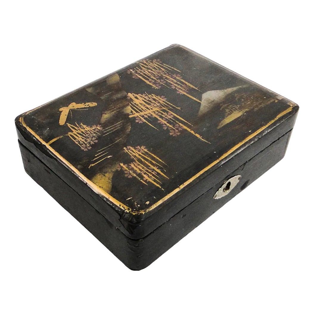 Japanese Lacquerware Box, 1920s | Chairish