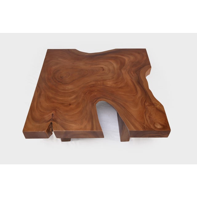Square Living Edge Coffee Table 39 | Chairish