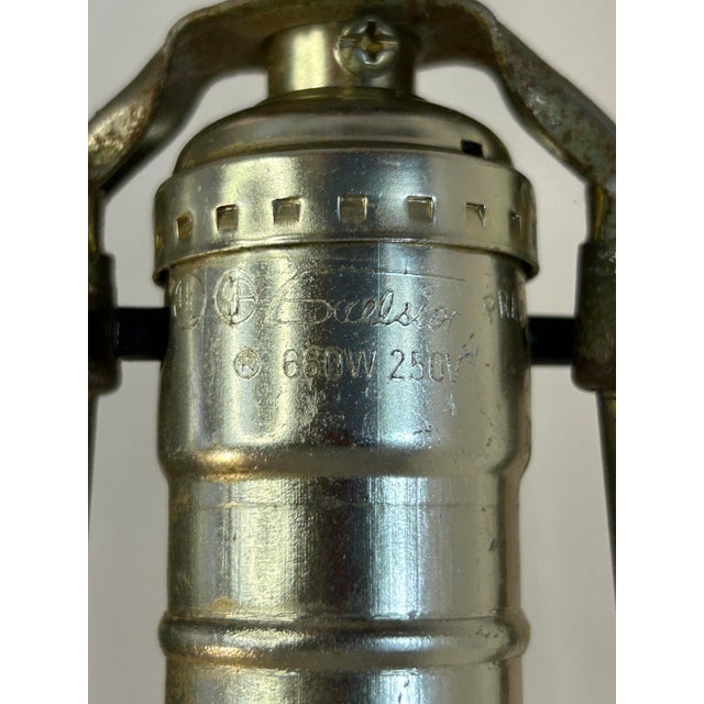 Vintage Mid-Century Excelsior Sculpted Walnut and Brass Lamp | Chairish