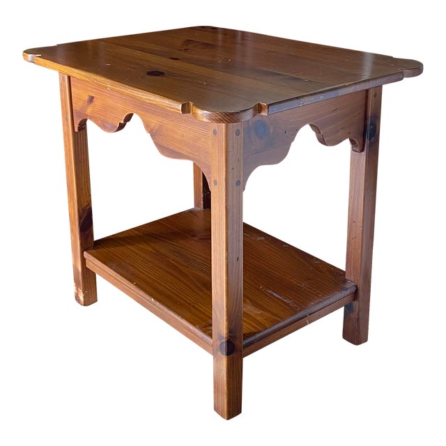 1990s Ethan Allen Side Table | Chairish