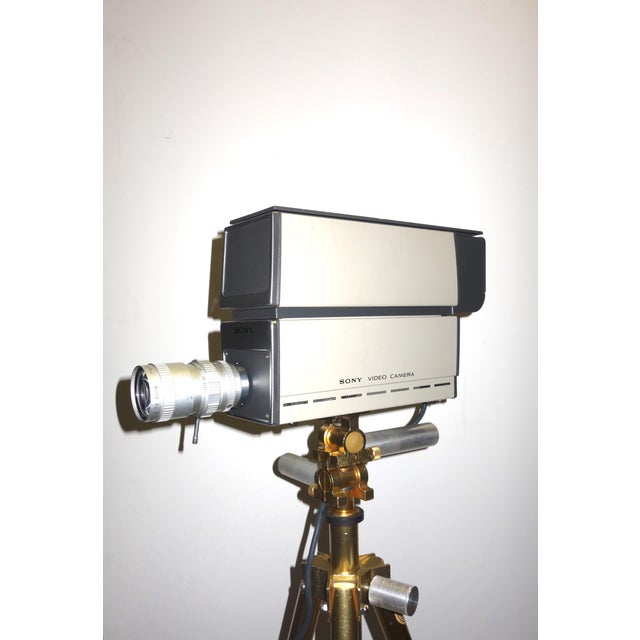 Sony Vidicon Industrial Studio Video Camera With Tripod, Circa 1969 ...