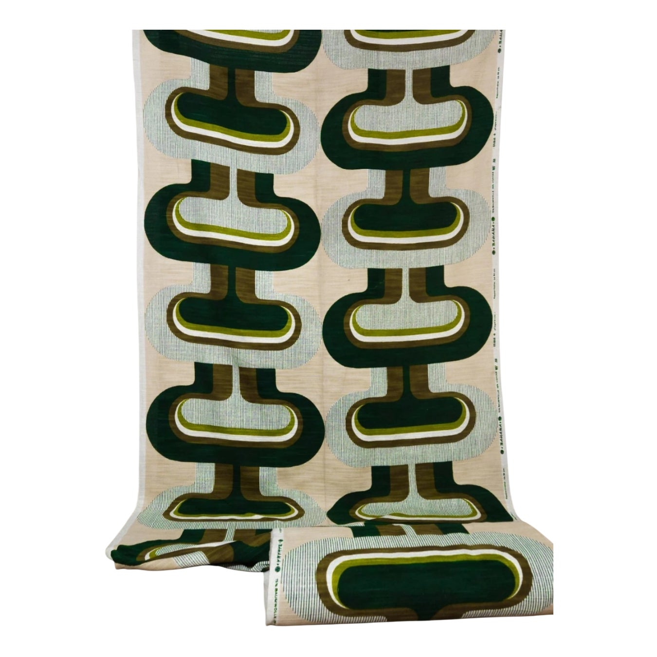 Mid-Century Modern German Ukadan Fabric Bale for Curtains, 1970s | Chairish