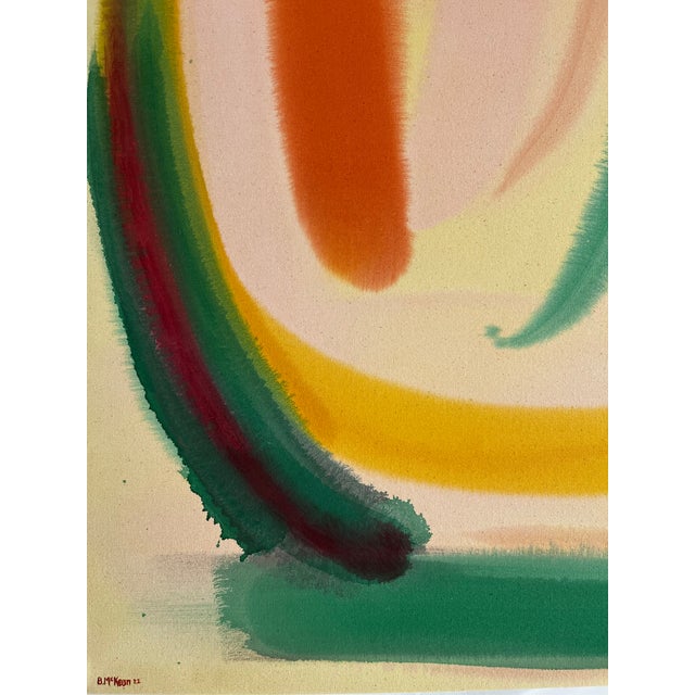 Watermelon Abstract Painting by Brendan Mckeon | Chairish