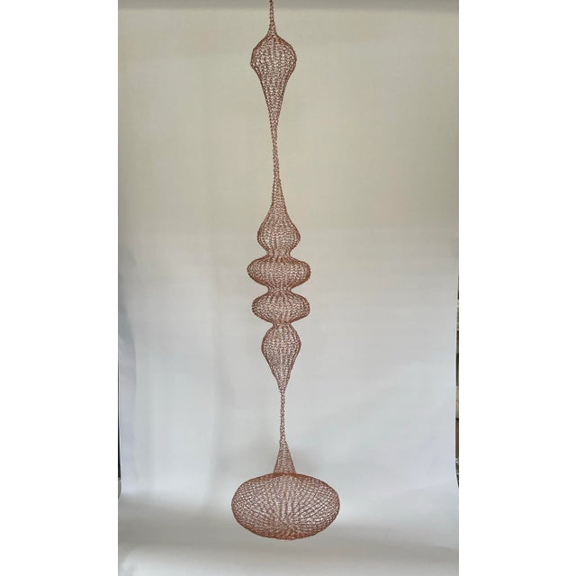 Handcrafted Copper Wire Sculpture | Chairish