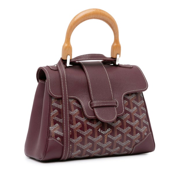 Goyard Mini Goyardine Saigon Souple Red | Chairish