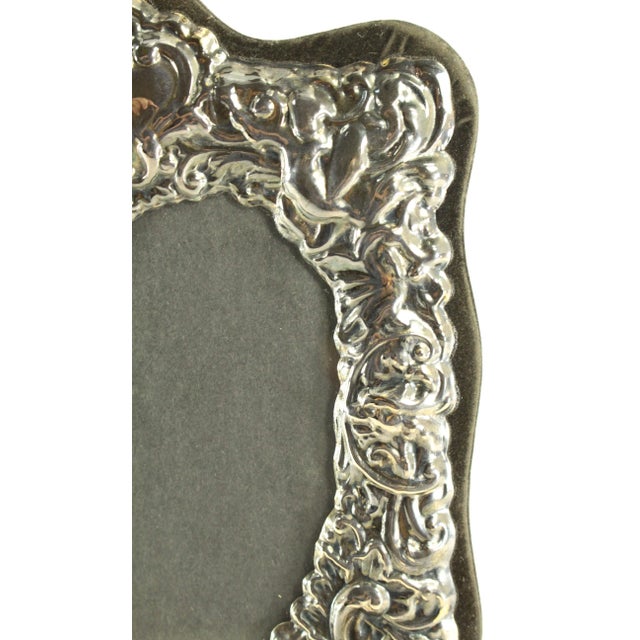 1970s Silver Repoussé Picture Photo Frame Belle Epoque Rococo Taste ...