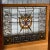 American Denver Stained and Leaded Glass Shield Window | Chairish