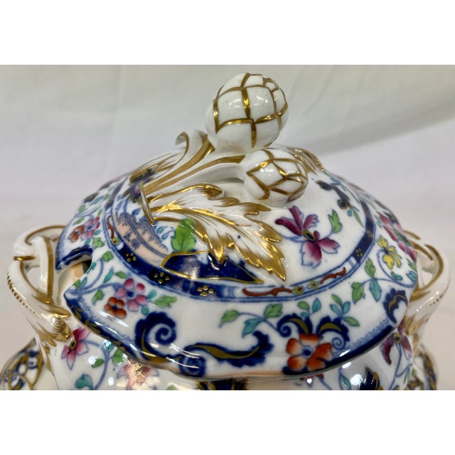 Antique Minton Amherst Japan Tureen With Drip Plate From England ...