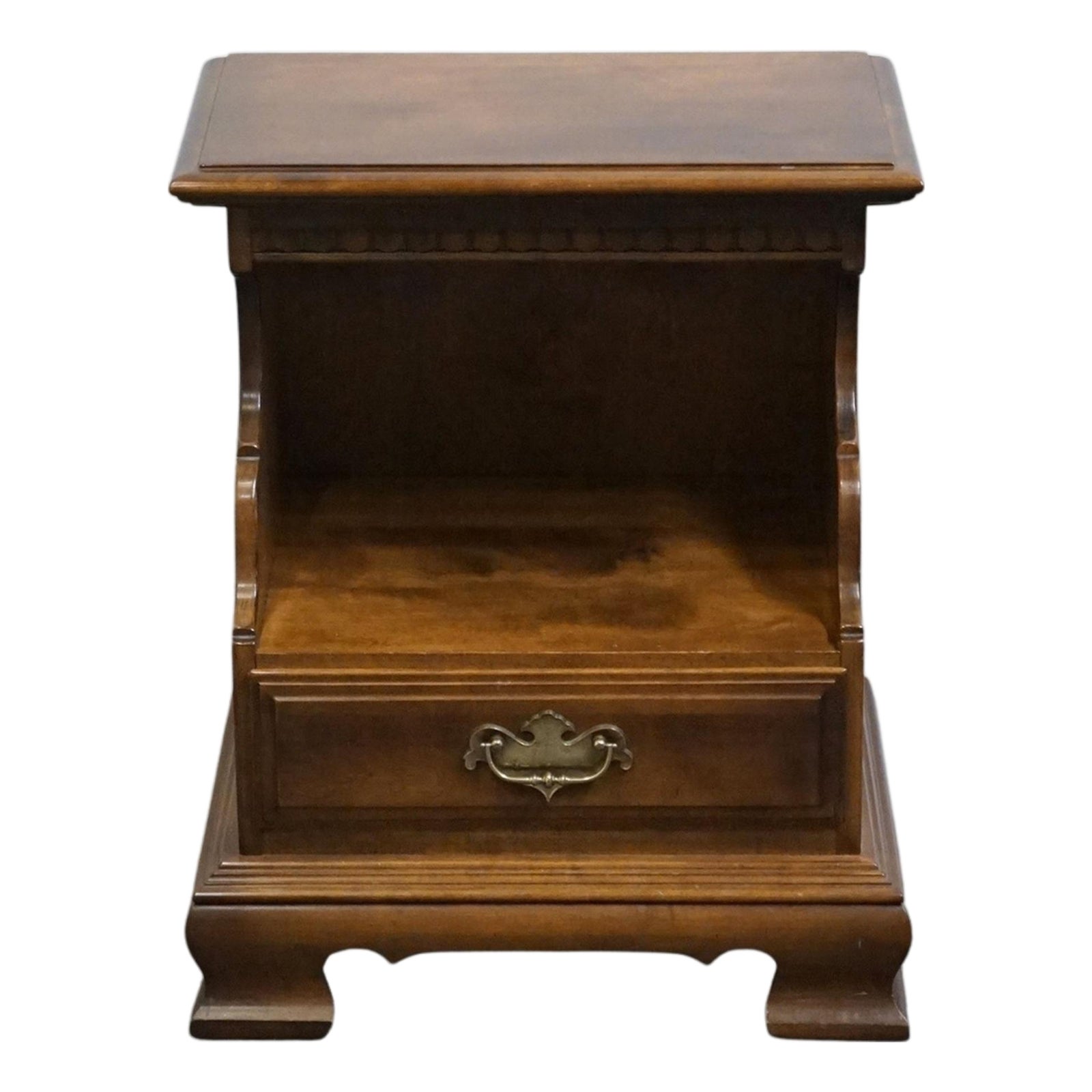Ethan Allen Classic Manor Solid Maple 21" Open Cabinet Nightstand 15 ...