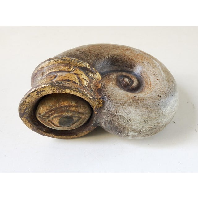Late 20th Century Abstract Ceramic Eye Sculpture | Chairish