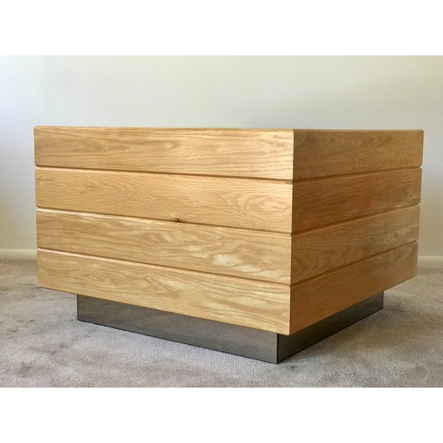 1980’s Steve Chase Custom Design Side Tables - a Pair | Chairish