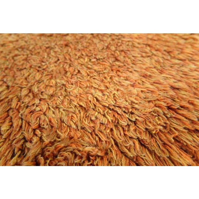 1960s Vintage Handmade Swedish Shag Rug | Chairish