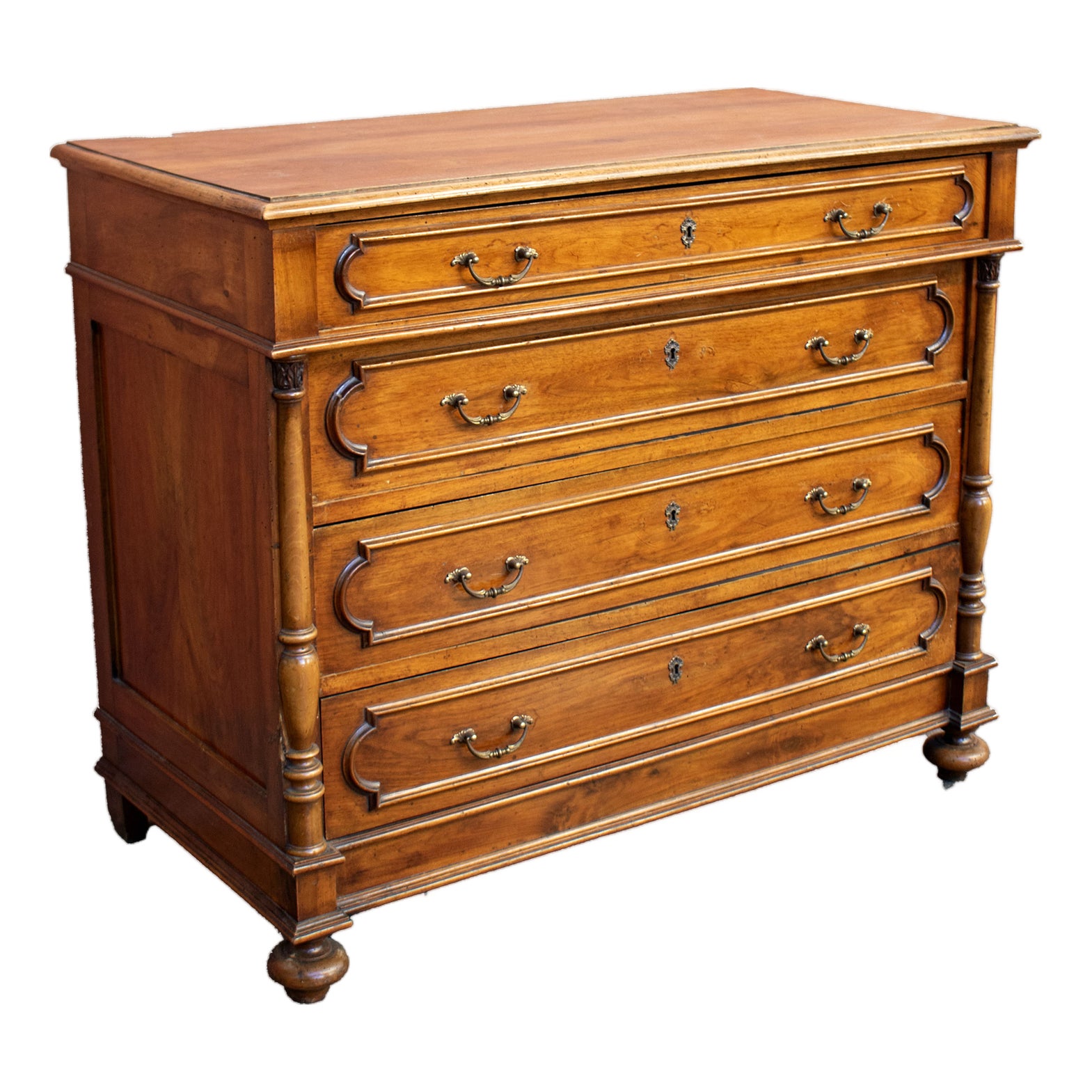 Chest of Drawers in Walnut | Chairish