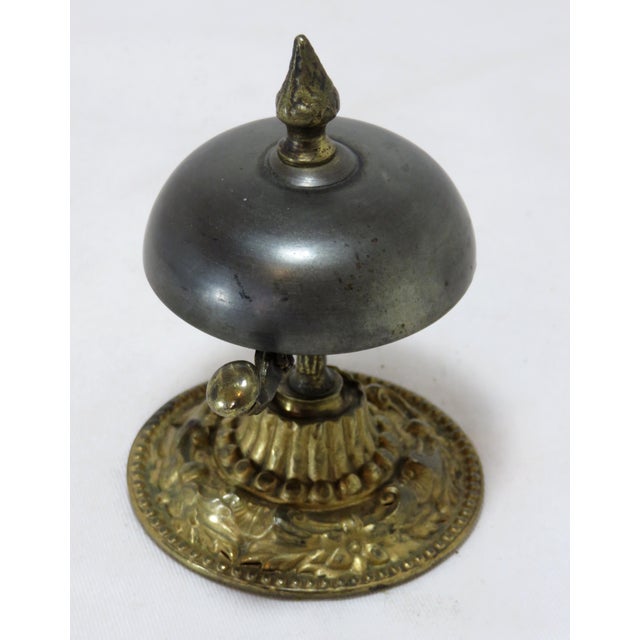 Antique Brass Front Desk Bell Circa Mid 19th C. | Chairish