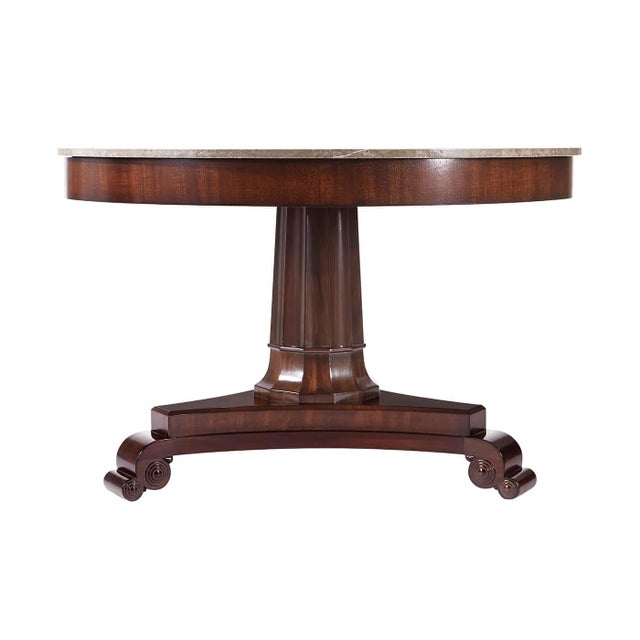 Classical Round Center Table | Chairish