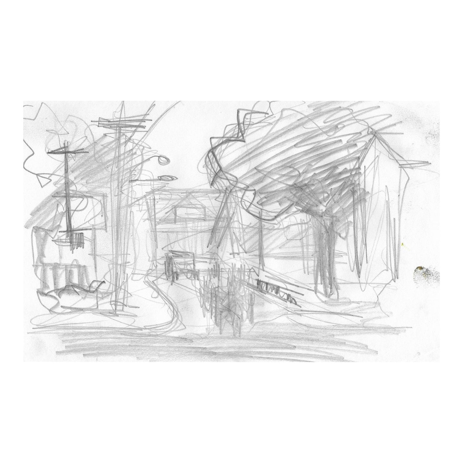 1970s John Reilly Street View Drawing | Chairish