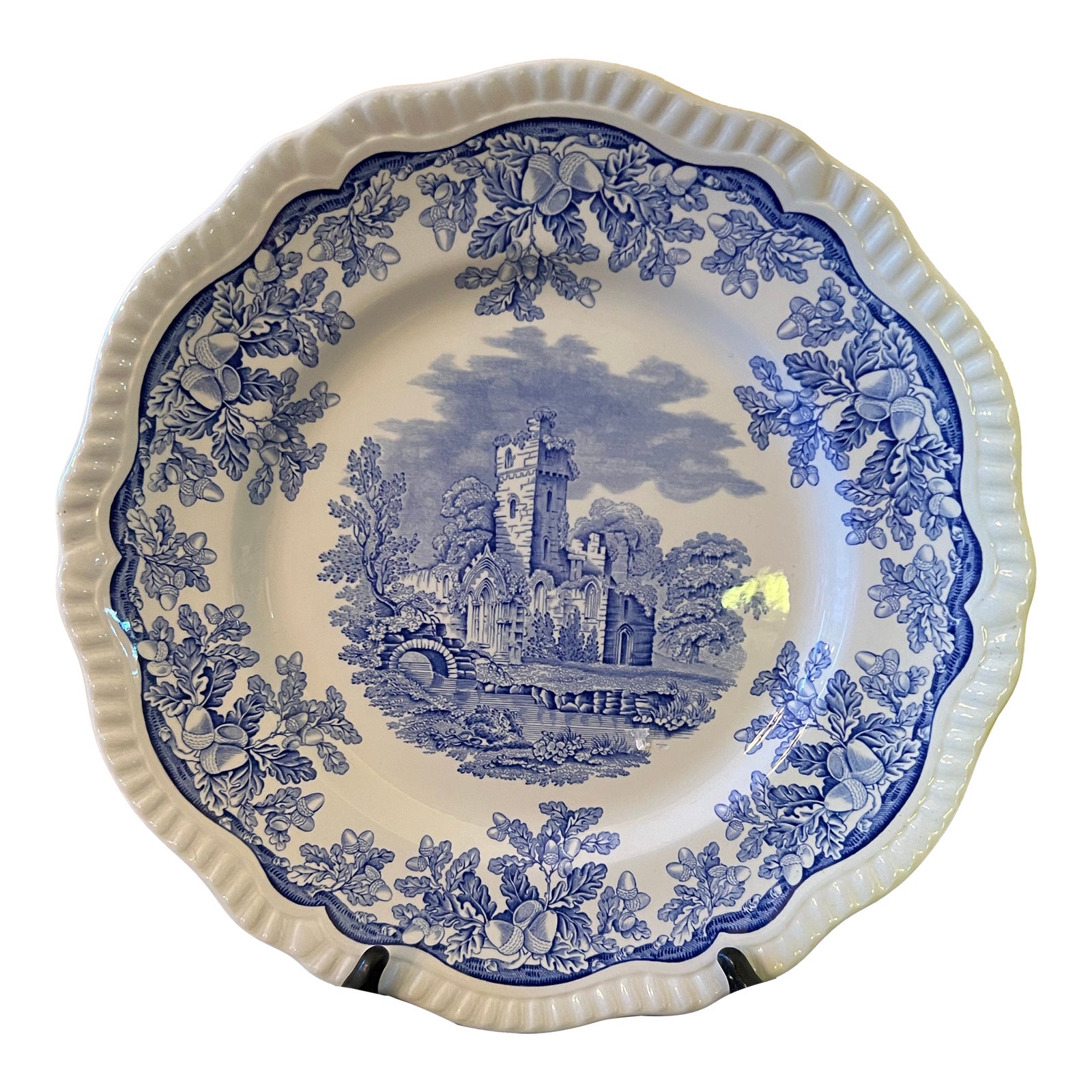 Early 20th Century The Spode Blue Room Collection Regency Series “Ruins ...